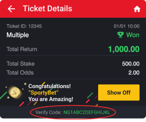 Verify Bet